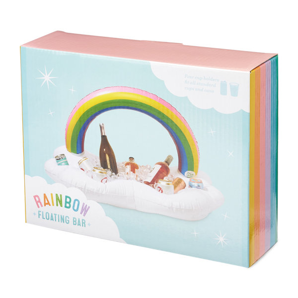 TrueZoo Inflatable Rainbow Floating Bar & Reviews | Wayfair TrueZoo Inflatable Rainbow Floating Bar & Reviews | Wayfair